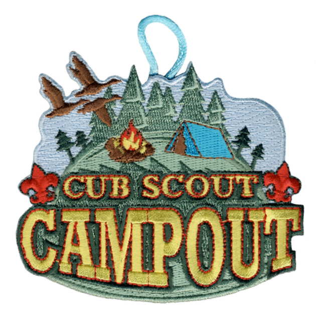 Cub Scout Campout Embroidered Patch