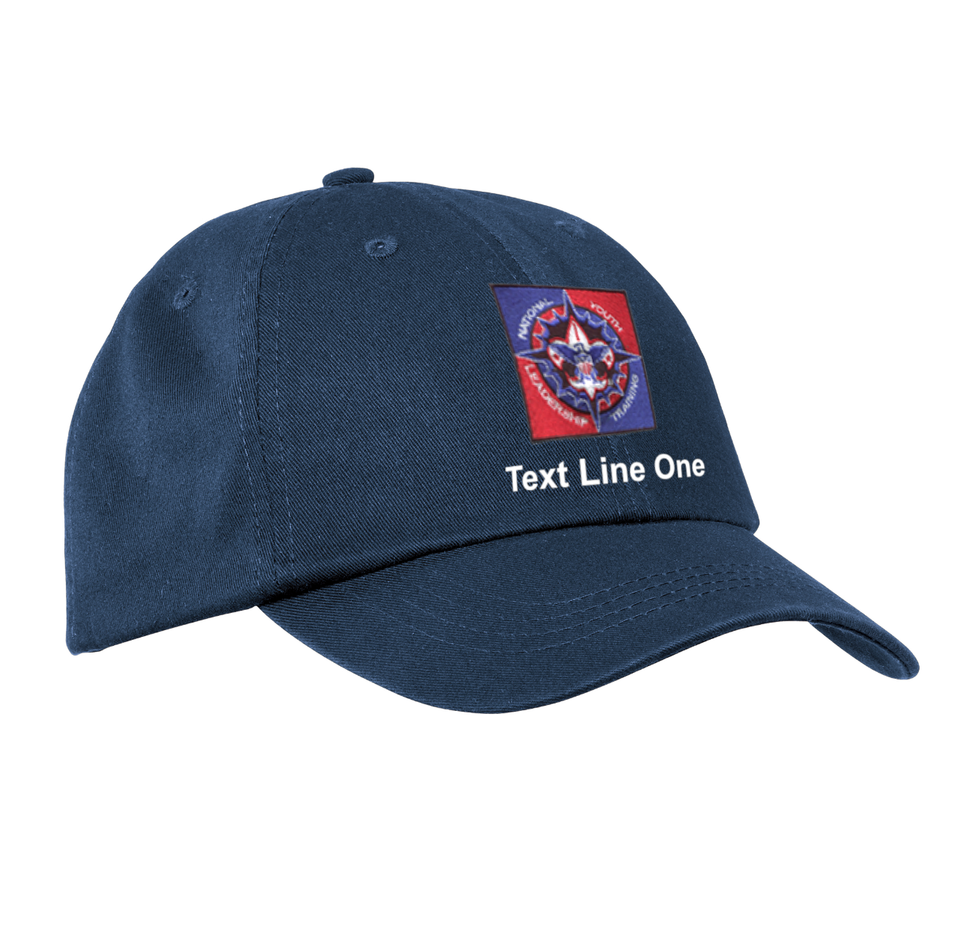 Washed Twill Hat with Embroidered NYLT Logo