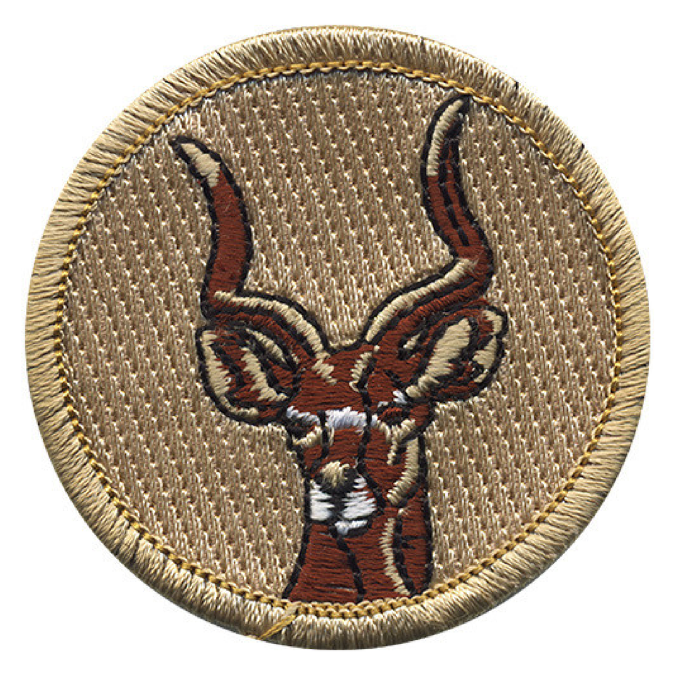 Antelope Patrol Patch – Embroidered Scout Uniform Patch – 2 in Round ...