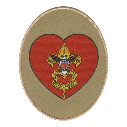 Jumbo Life Rank 6" Tall Oval Embroidered Patch