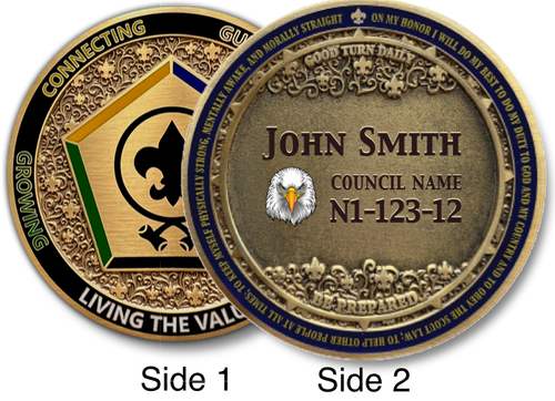 Wood Badge Challenge Coin - Choose Your Critter