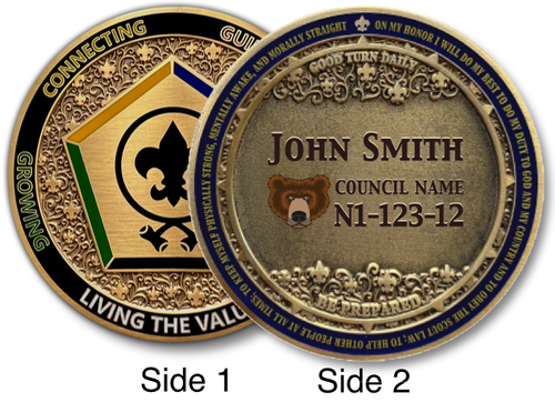 Wood Badge Challenge Coin - Choose Your Critter