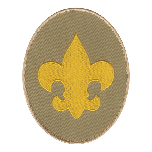 Jumbo Scout Rank 6" Tall Oval Embroidered Patch by ClassB