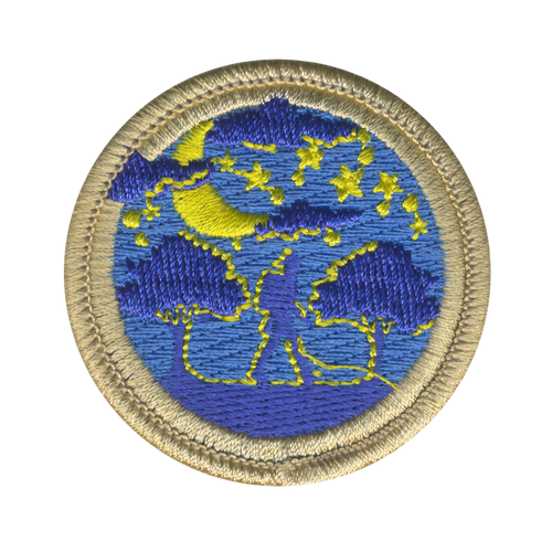 Night Walker Patrol Patch – Embroidered Scout Uniform Patch – 2 in ...