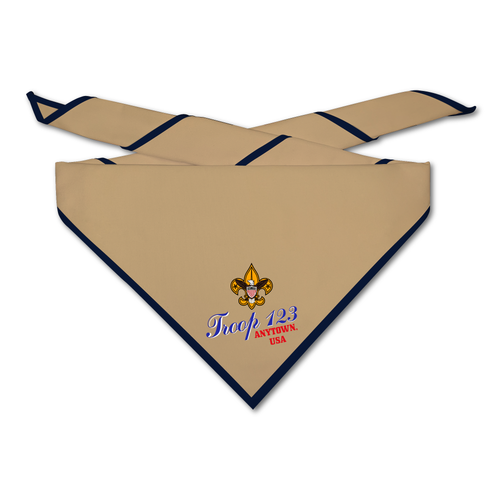 Scout Troop Neckerchief - Script Troop