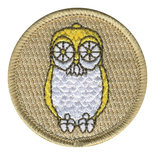 Gold Owl Patrol Patch – Embroidered Scout Uniform Patch – 2 in Round ...