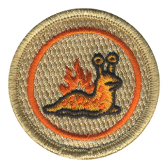 Flaming Slug Patrol Patch – Embroidered Scout Uniform Patch – 2 in ...