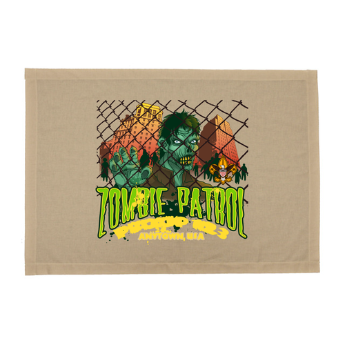 Scout Patrol Flag - Zombie Patrol Design