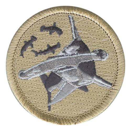 Hammerhead Patrol Patch – Embroidered Scout Uniform Patch – 2 in Round ...