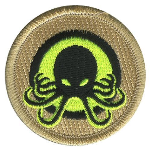 Radioactive Octopus Scout Patrol Patch