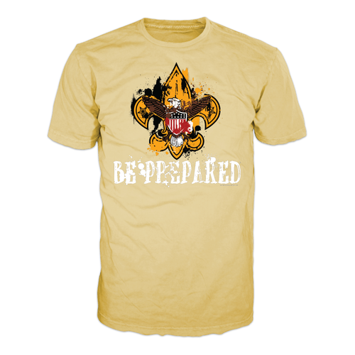 Scouting America logo Be Prepared Splatter Scout T-Shirt - Scout ...