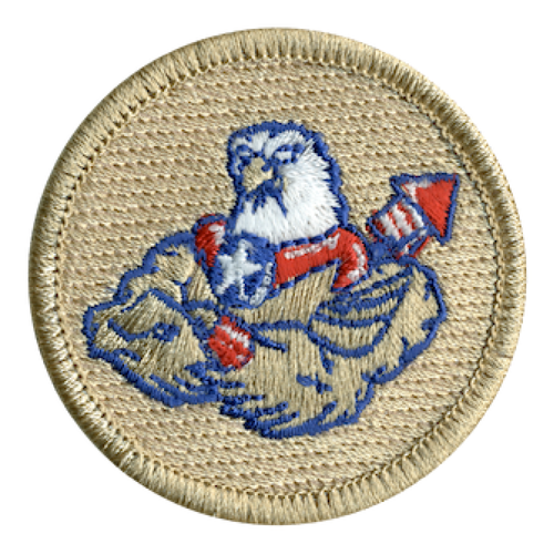 Buff American Eagle Scout Patrol Patch