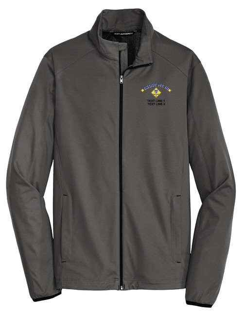 Soft Shell Jacket with Embroidered Scout Me In Cub Scout Logo