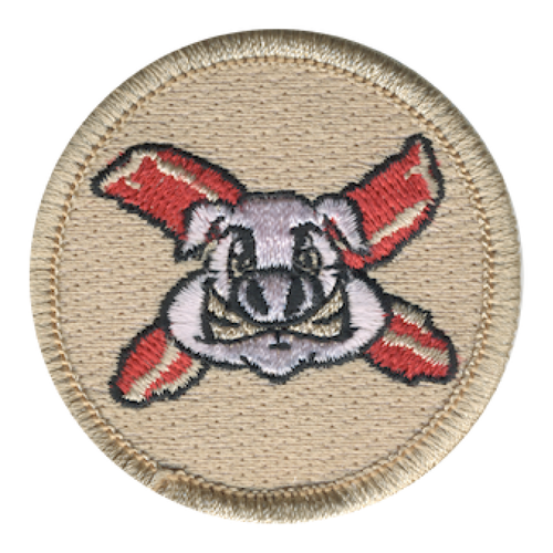 Bacon Power Patrol Patch – Embroidered Scout Uniform Patch – 2 in Round ...