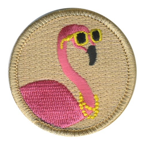 Fresh Flamingo Patrol Patch – Embroidered Scout Uniform Patch – 2 in ...
