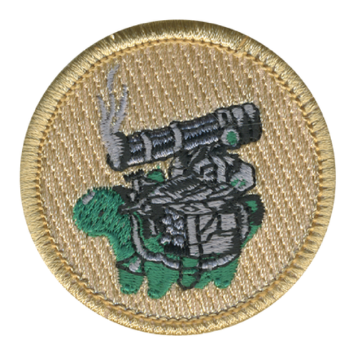 Cannon Turtle Patrol Patch – Embroidered Scout Uniform Patch – 2 in ...