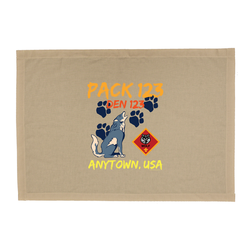 Cub Scout Den Flag - Wolf Rank Den Design