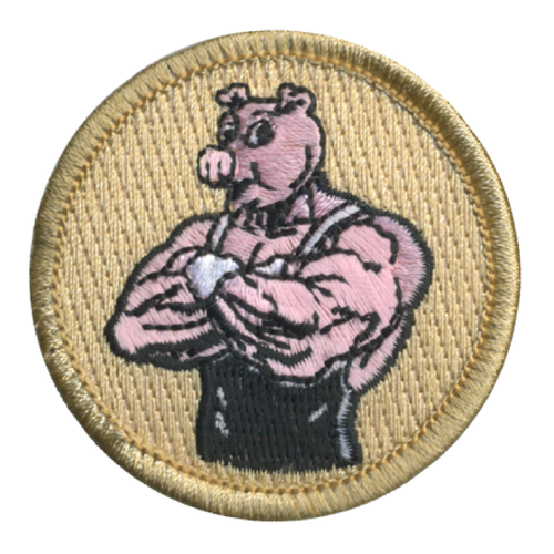 Buff Pig Patrol Patch – Embroidered Scout Uniform Patch – 2 in Round ...