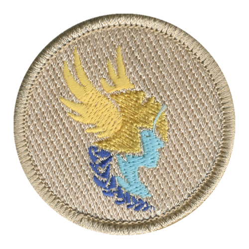 Golden Valkyrie Head Patrol Patch