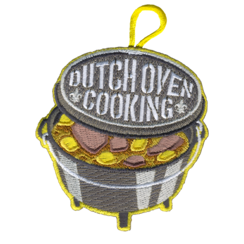 Dutch Oven Cooking Activity Embroidered Patch
