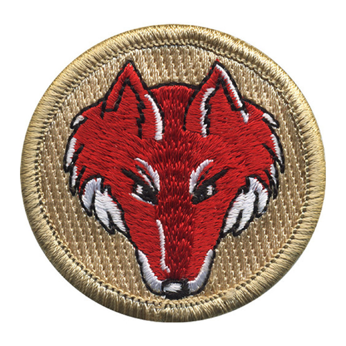 Red Fox Patrol Patch – Embroidered Scout Uniform Patch – 2 in Round ...