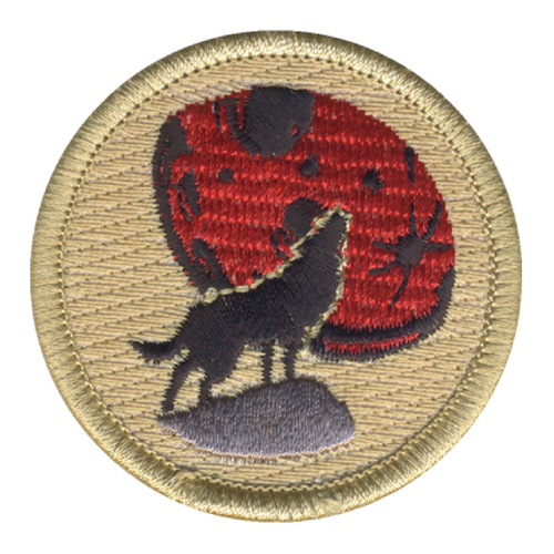 Blood Moon Werewolves Patrol Patch – Embroidered Scout Uniform Patch ...