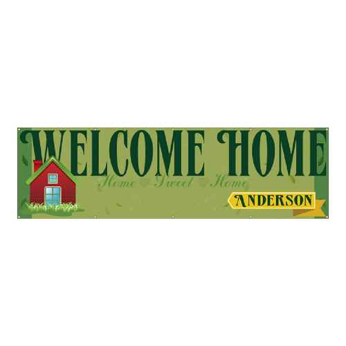 Welcome Home Event Vinyl Banner (SP7889)