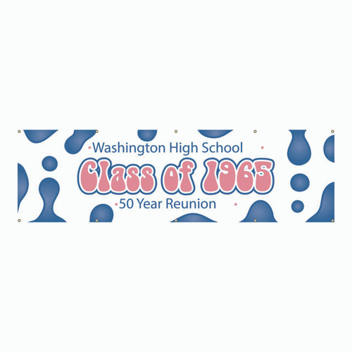 High School Reunion Custom Vinyl Banner 28x96 Outdoor Personalized ...