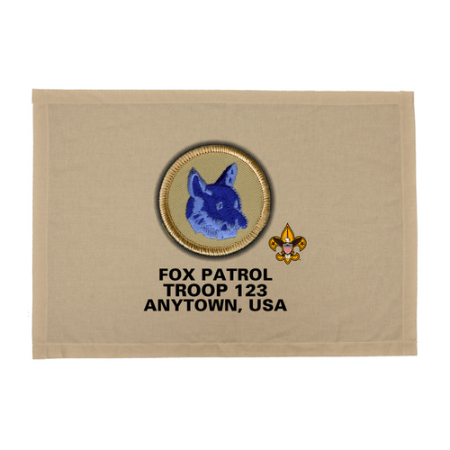Fox Patrol Patch - Scout Patrol Flag