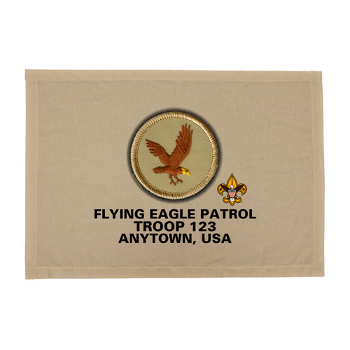 Flying Eagle Patrol Patch - Scout Patrol Flag