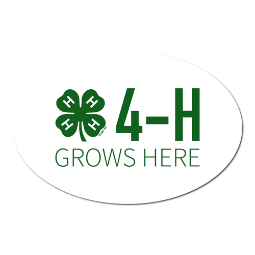 4-H Magnet - 4x6 - 4-H Grows Here