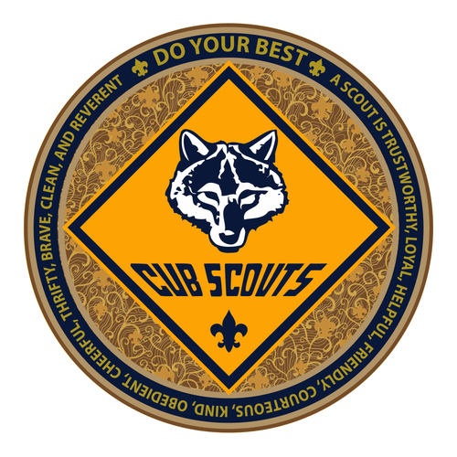 Cubmaster Cub Scout Challenge Coin