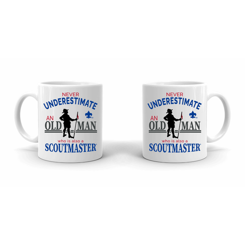 11 oz. Coffee Mug - Never Underestimate a Scoutmaster Gift