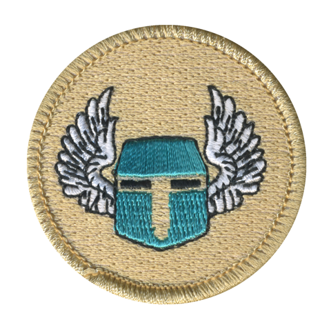 Sky Knights Patrol Patch – Embroidered Scout Uniform Patch – 2 in Round ...
