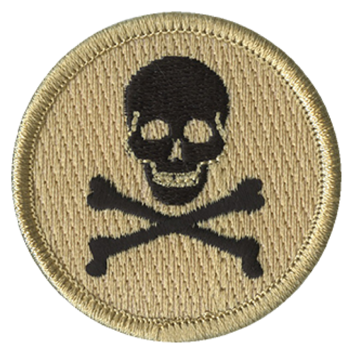 Human Skull Scout Patrol Patch by ClassB