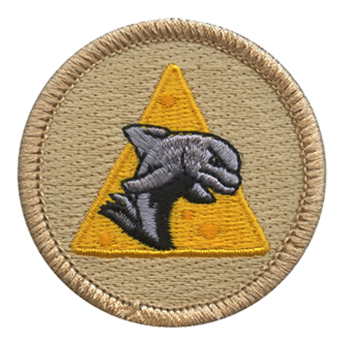 Cheesy Chip Dolphin Scout Patrol Patch by ClassB