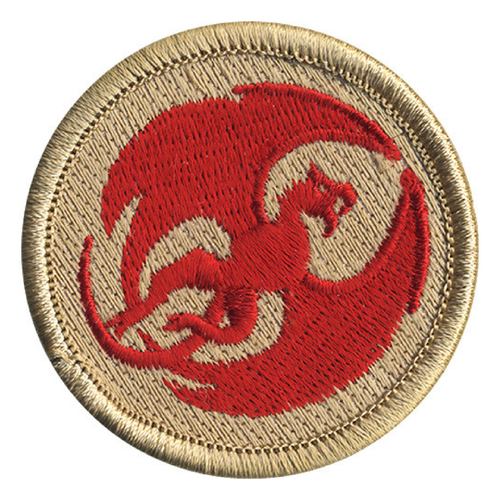 Dragon Patrol Patch – Embroidered Scout Uniform Patch – 2 in Round ...