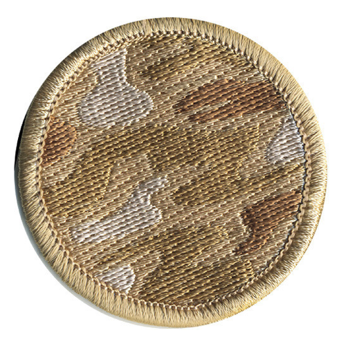 Camo Desert Patrol Patch – Embroidered Scout Uniform Patch – 2 in Round ...