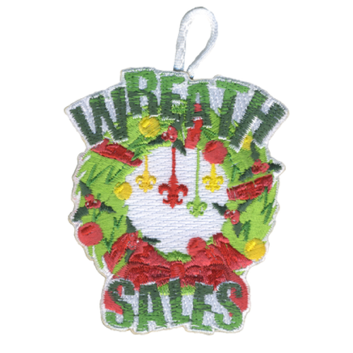 Wreath Sales Activity Embroidered Patch Design Three by ClassB