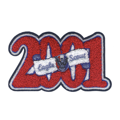2001 Eagle Scout Letterman Jacket Chenille Patch by ClassB