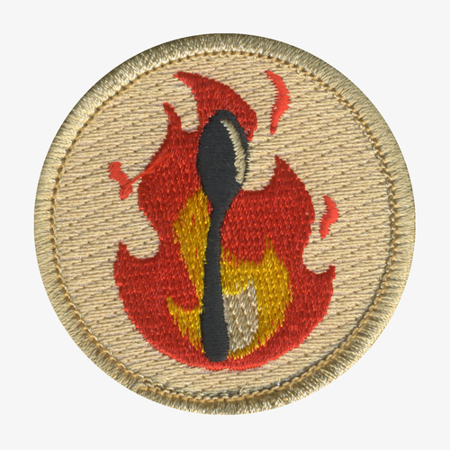 Flaming Spoon Patrol Patch