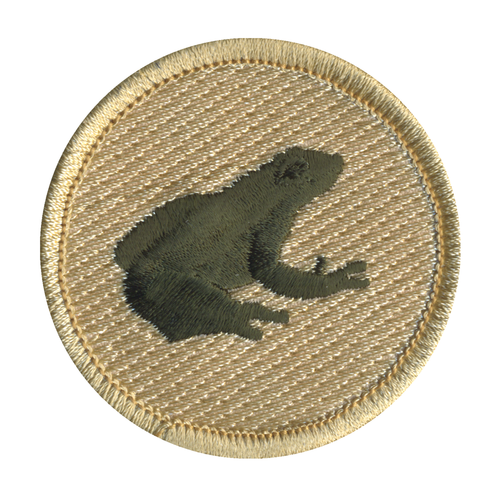 Green Frog Patrol Patch