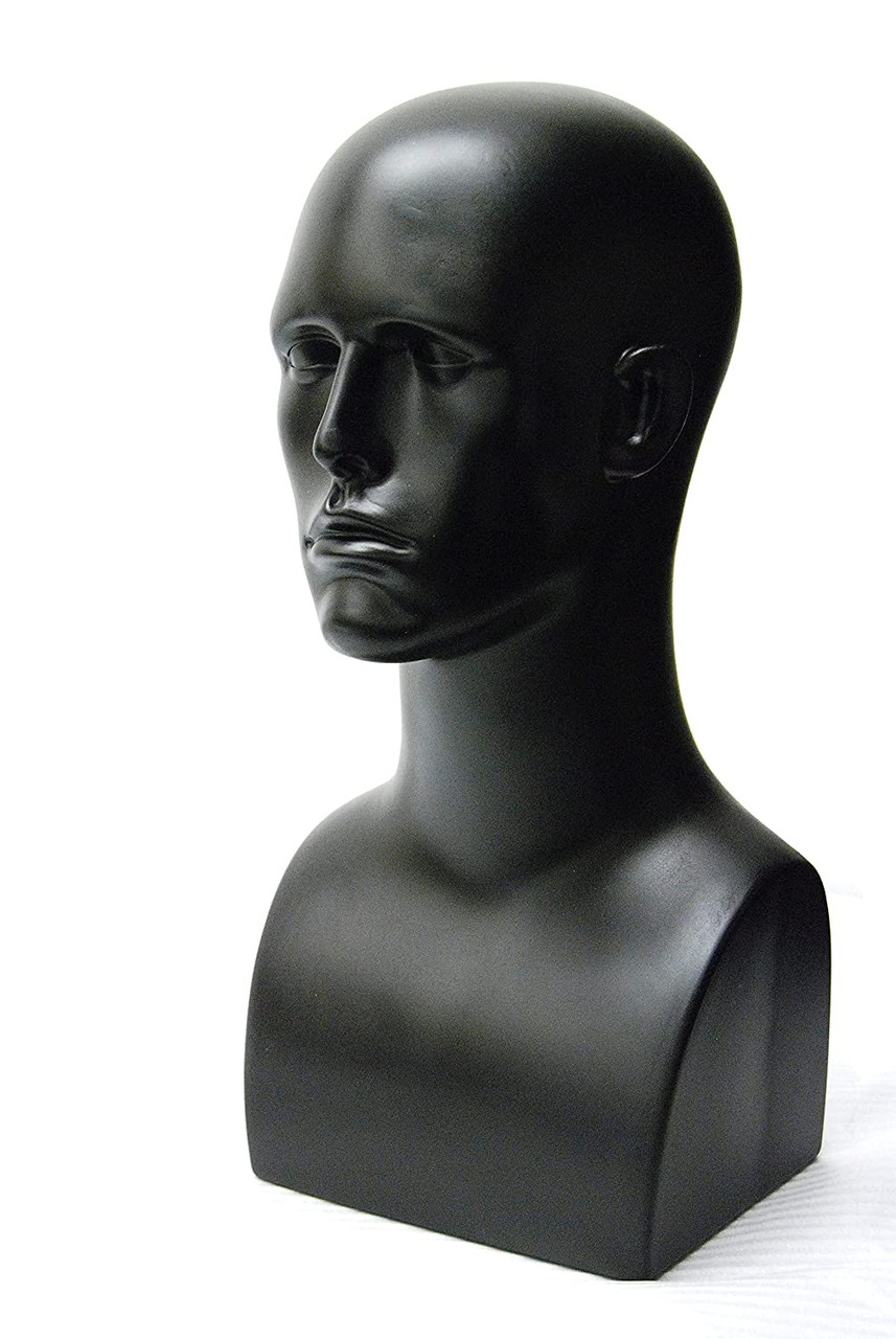 Black Plastic Male Display Head MM-ERABLACK