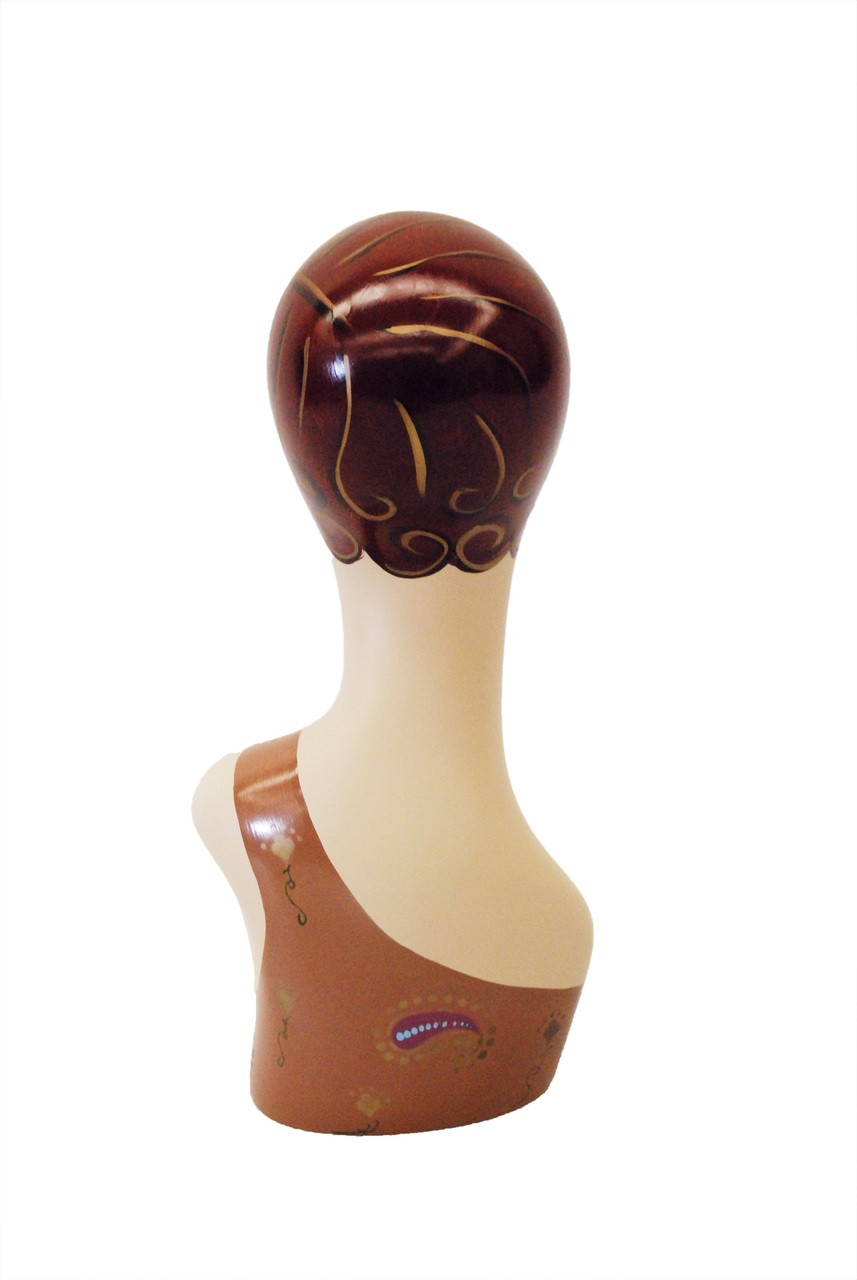 Fiberglass Vintage Female Display Head - MM-VF003 - Mannequin Mode