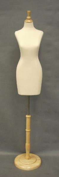 Cream Female Body Form with Base MM-JF01C - Mannequin Mode