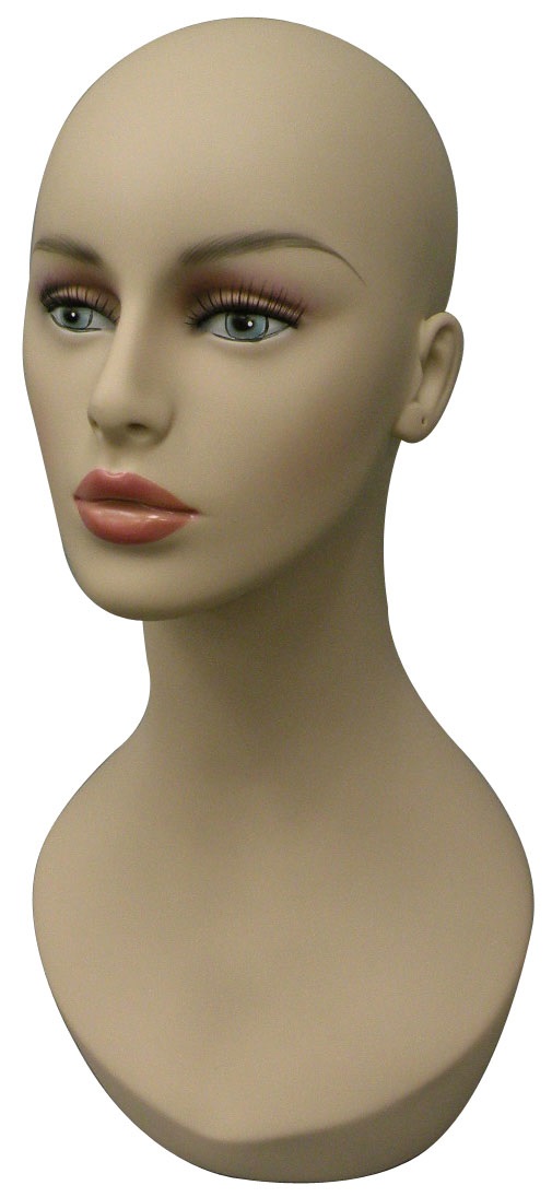 Plastic Female Display Head MM-H3 - Mannequin Mode