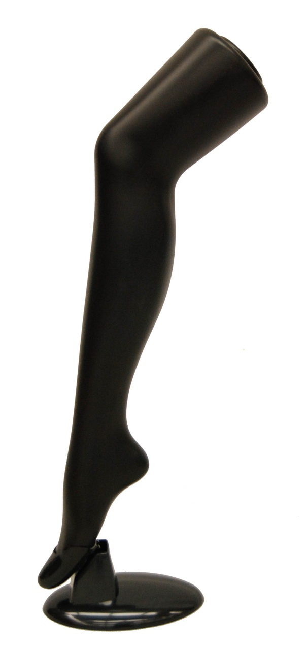 5 Units Plastic Ladies' Thigh-High Hosiery Leg PS-5014BWCF - Mannequin Mode