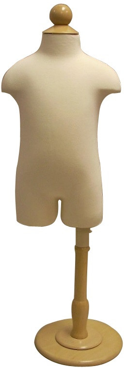 Child Hard Foam Dress Forms w/Base 6 Months MM-JF-C11C6M - Mannequin Mode