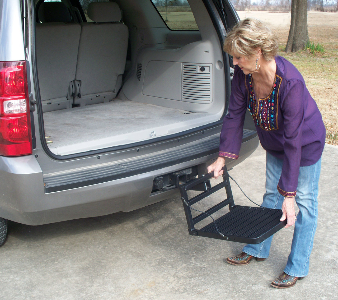 Hitch-Up Pet Step, Pet Ladder| Great Day HU200B