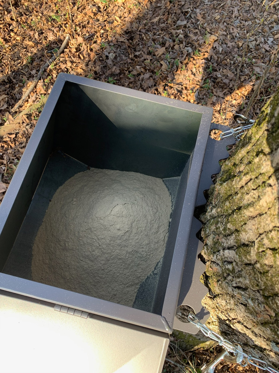 Whitetail Windows 80 lb Tree Mount Game Feeder at ForestryAndLogging.com